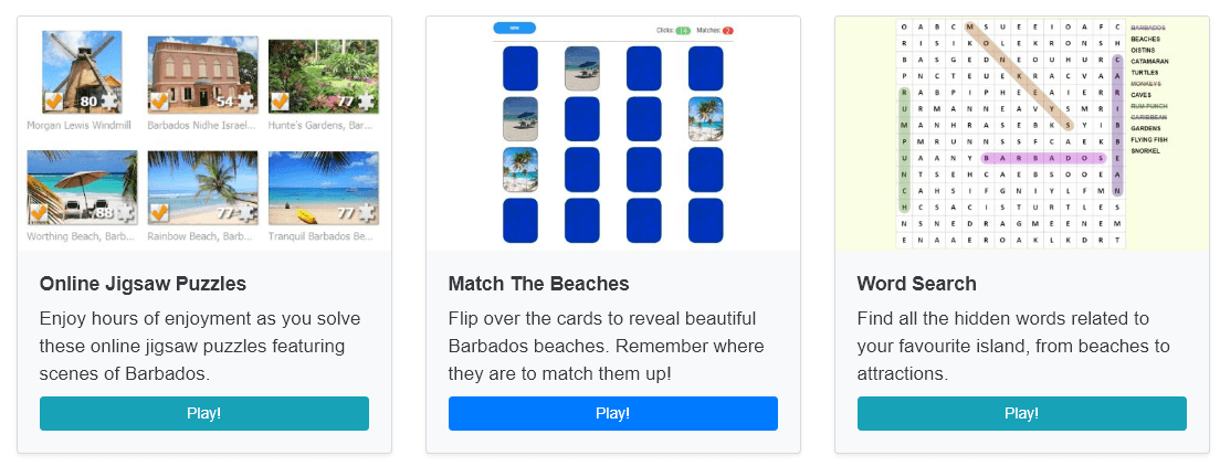 Play Barbados Games Online